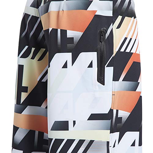 Reebok CrossFit Epic Cord lock- Amrap Shorts, Vivid Orange, 36"