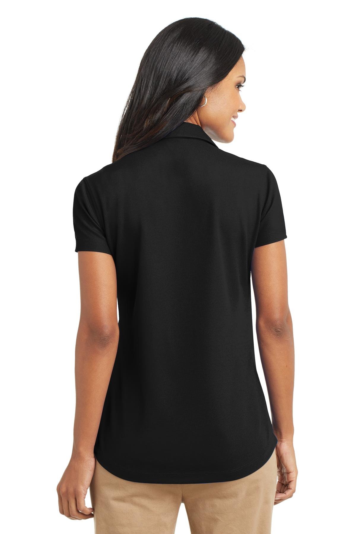 Port Authority Ladies Dry Zone Grid Polo. L572 - Black - S
