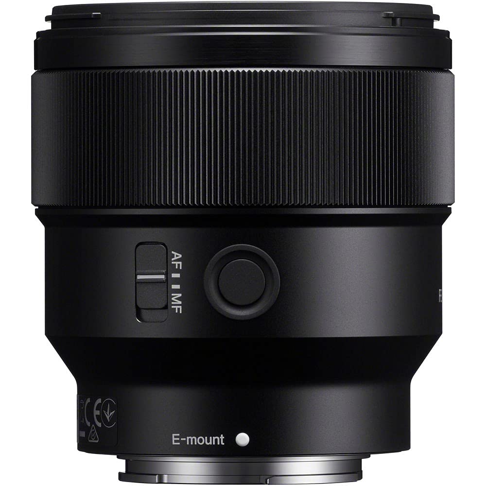 Sony FE 85mm f/1.8 Lens (SEL85F18/2) + Filter Kit + Lens Cap Keeper + Cleaning Kit + More (Renewed)