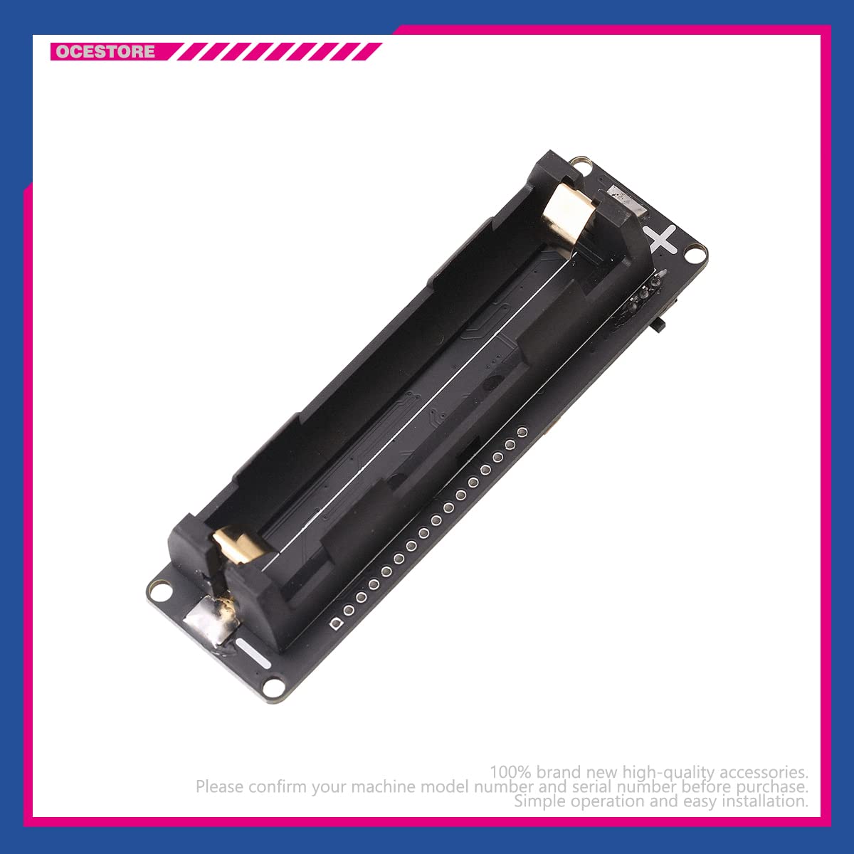 OCESTORE Mini D1 Module Wemos D1 ESP8266 with Battery Slot ESP WROOM 02 Motherboard Compatible with Node-MCU