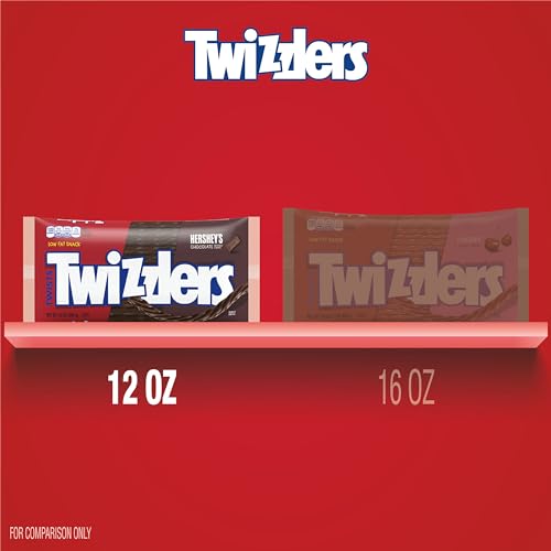 TWIZZLERS Twists HERSHEY'S Chocolate Candy Bags, 12 oz (6 Count)