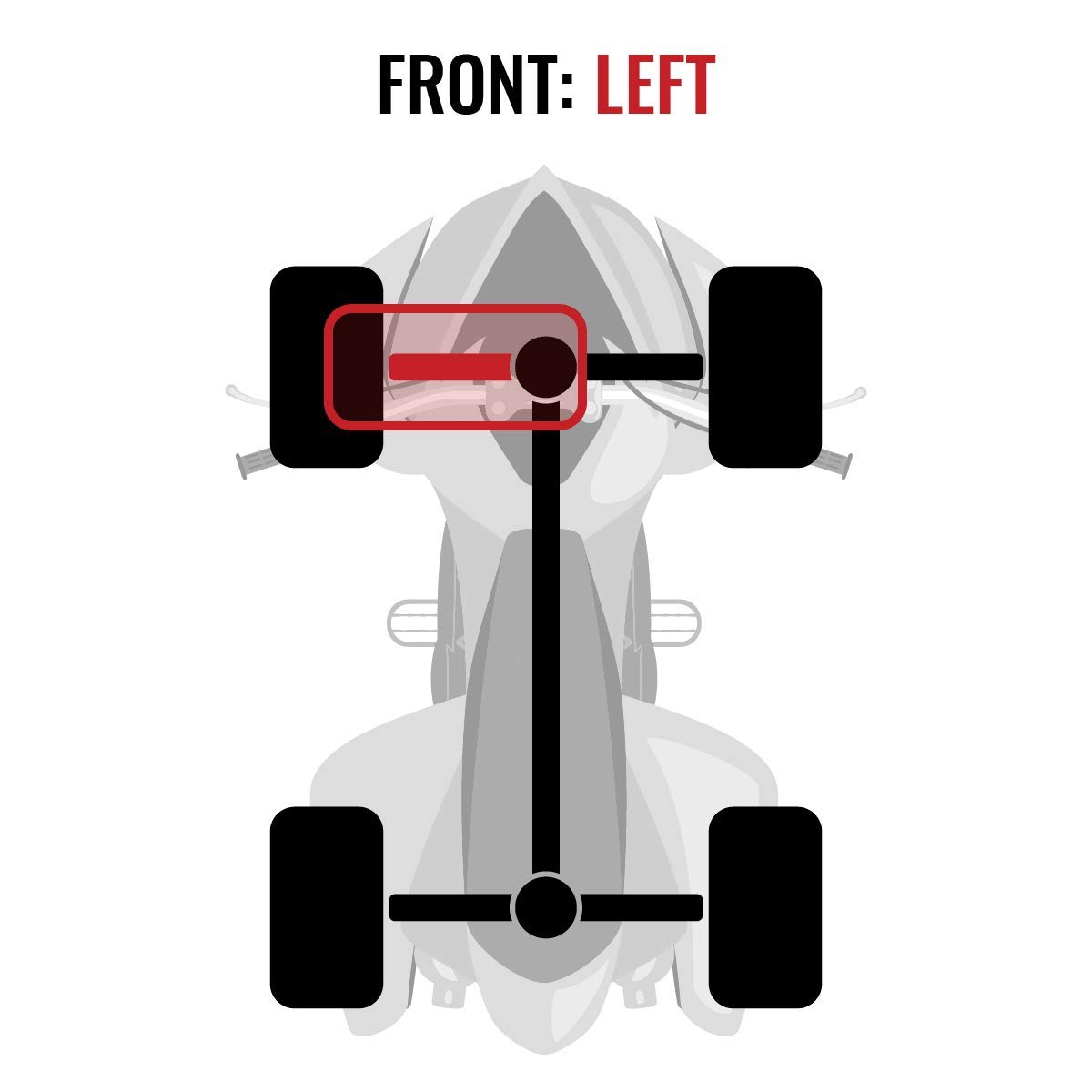 Sixity XT Front Left Axle compatible with Polaris Scrambler 1000 XP 850 Sportsman Touring Limited High Lifter Edition Hunter Premium SP 2016-2021