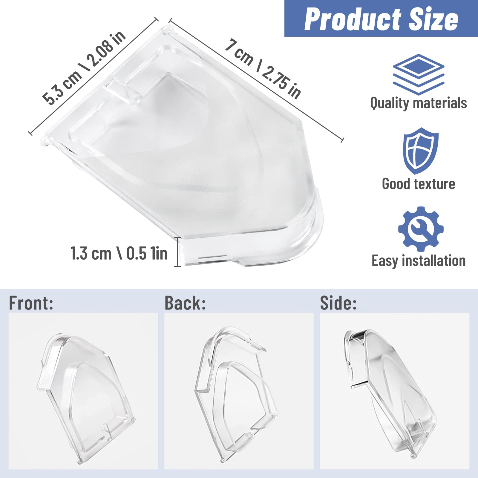 Spout Cover for Ninja Blender Lid, Pour Spout Cover Replacement Accessories, Lid Replacement for Ninja Blender 72 Oz Pitcher, for NJ600-NJ602 and BL500-BL781