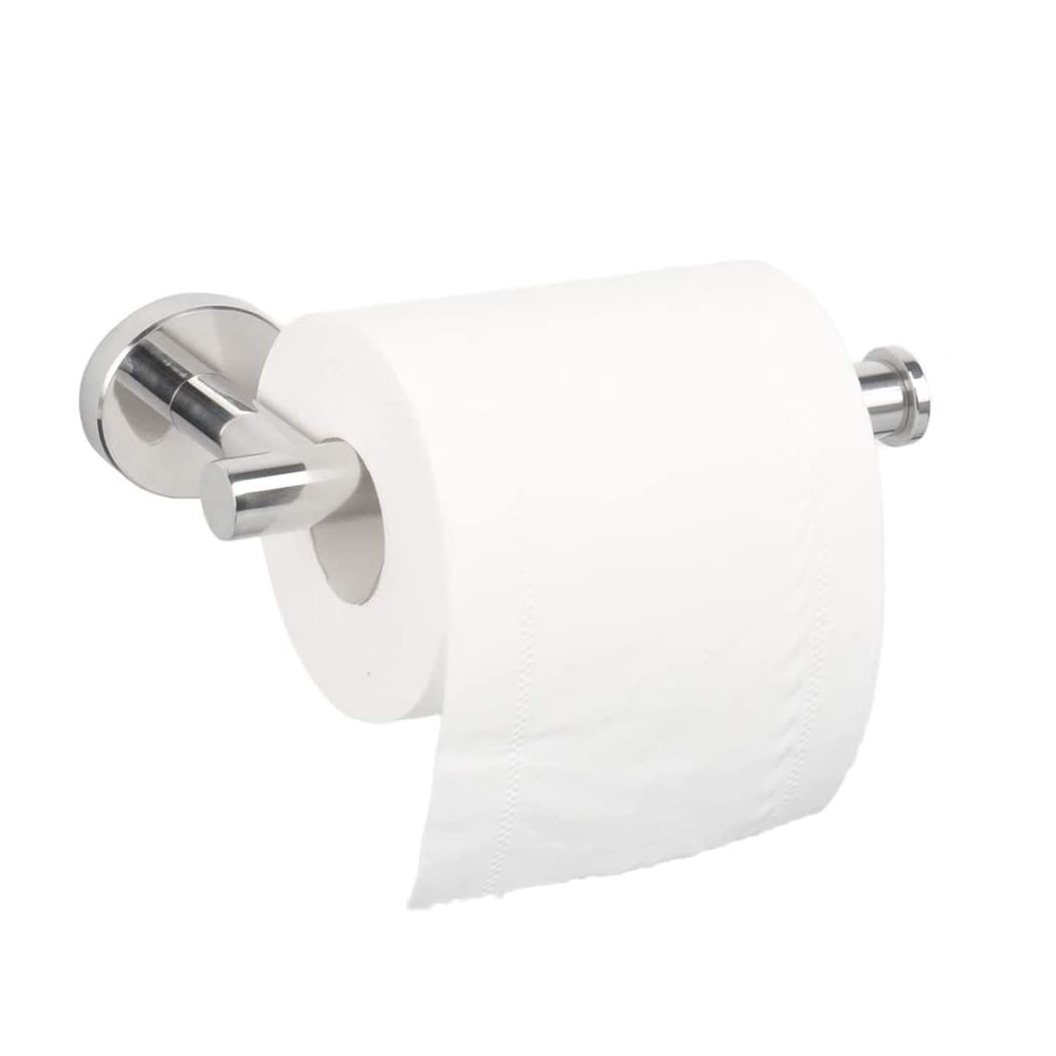 TocTen Toilet Paper Holder-Toilet Paper Roll Holder Wall Mounted for Bathroom, Thicken 304 Stainless Steel Drilling Tissue Paper Dispenser,Toilet Paper Rack for Toilet, Kitchen Office(Polish Chrome)
