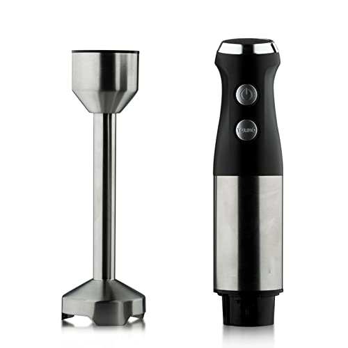 QHHVAIT Hand Blender Stick Blender 1000W 2 Speed Adjustable Immersion Blender with Stainless Steel Blade and Ergonomics Handle