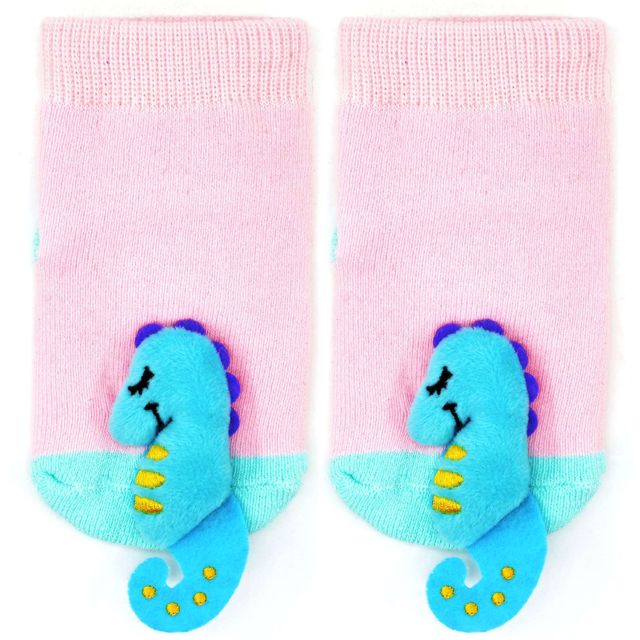 Piero Liventi Seahorse Boogie Toes Rattle Sock, 1 Pair (1-2Y)