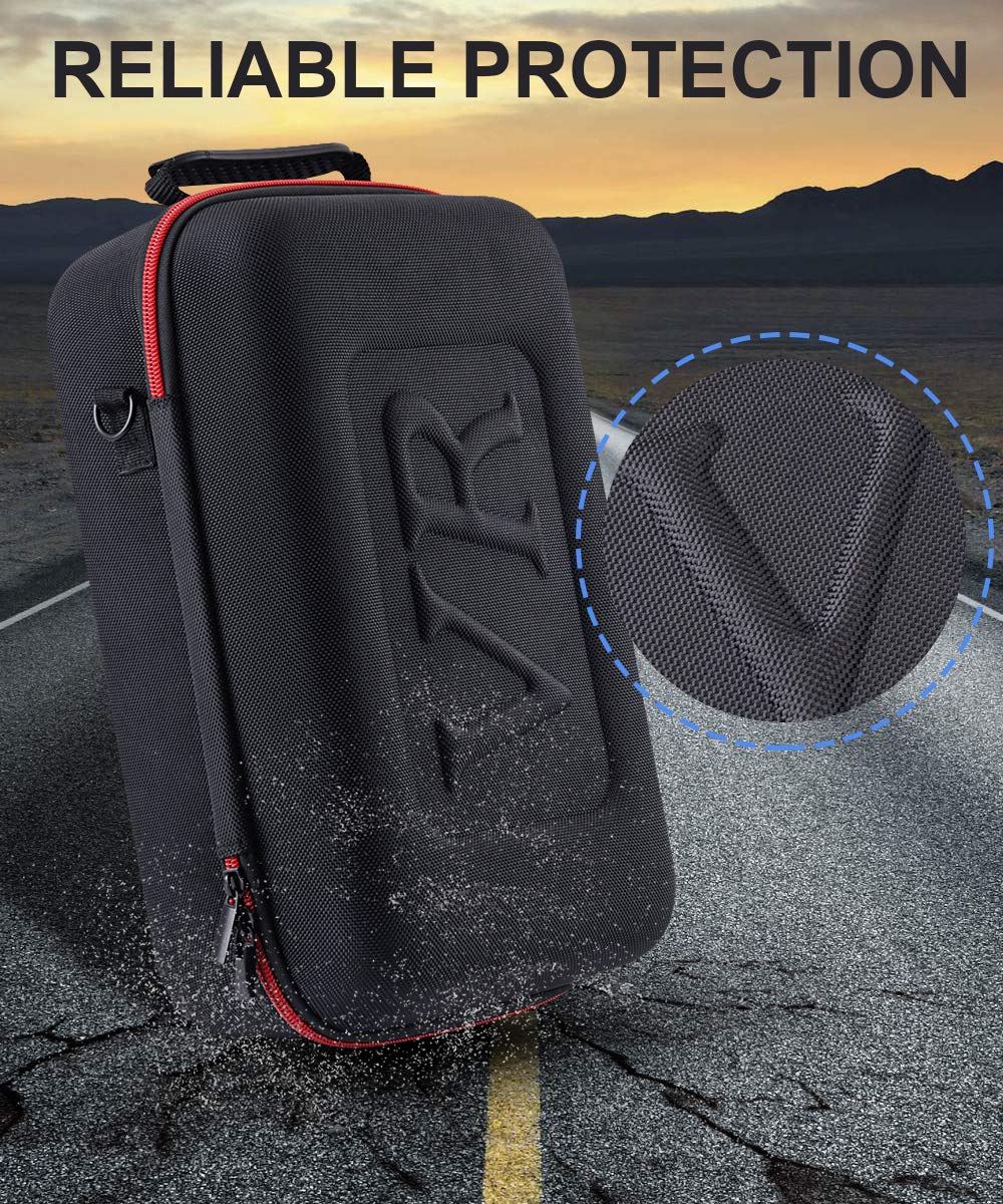 RayLove Carrying Case for Oculus Quest 2 VR Gaming Headset, Shoulder Strap Waterproof and Crash-Proof Travel Protective Storage Bag (Black)