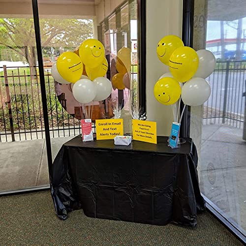 Table Balloon Stand Kit - 7 Sets,Reusable Clear Balloon Holder Stand for Table with Balloon Flower Clips,Glue Dot for Birthday Wedding Party Decorations,Christmas,Happy Birthday Balloons Decorations