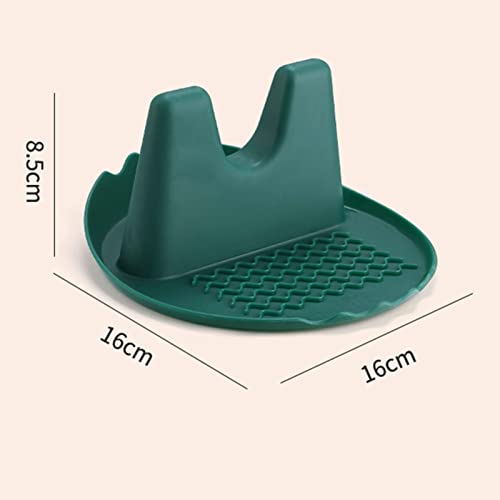 SEYFI Non-Slip Pot Lid Rack, Plastic Kitchenware Dividers Holder, Cutting Board Stand, Spoon Rest, for Bakeware, Serving Trays, Reusable