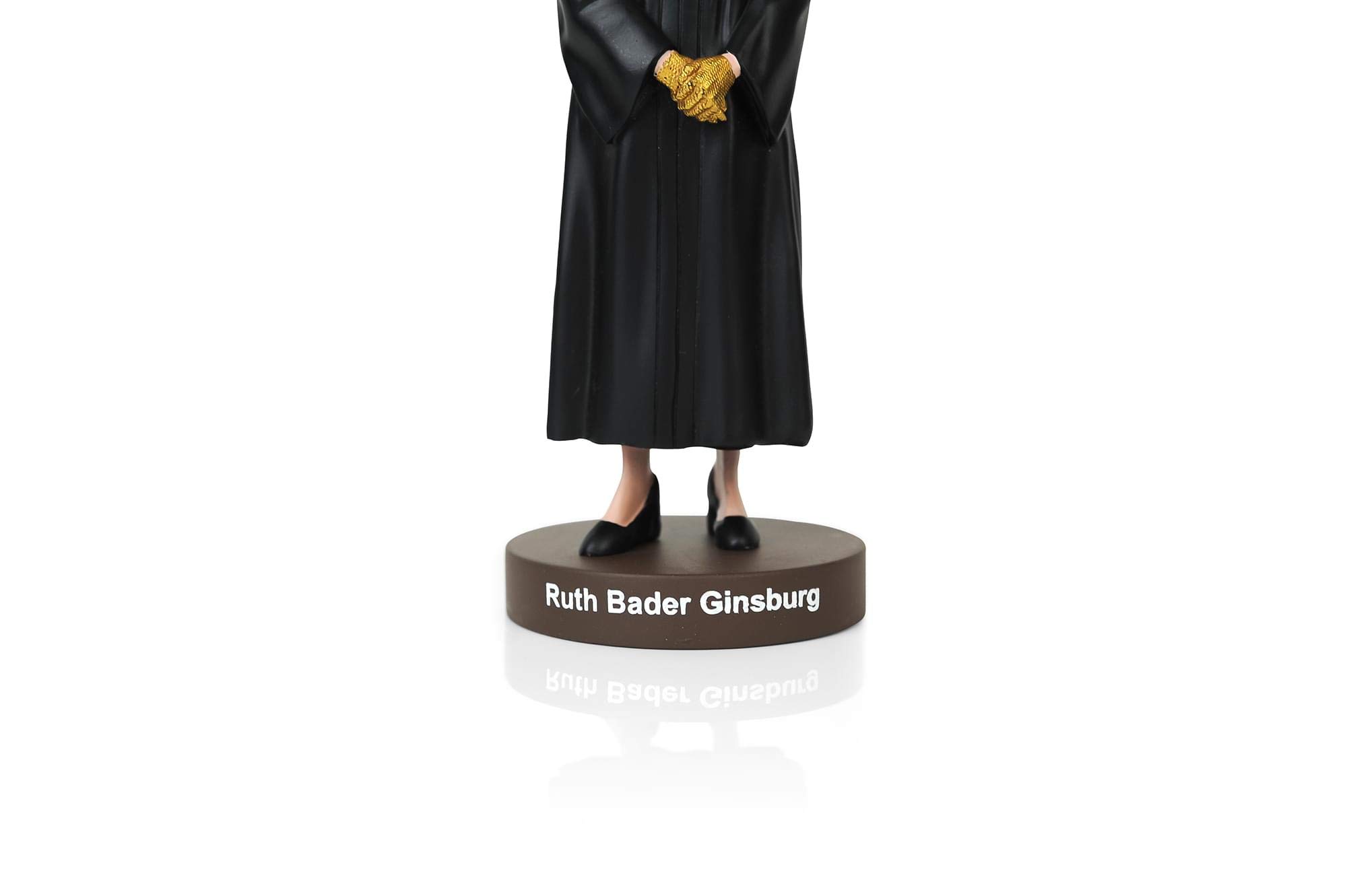 Royal Bobbles Ruth Bader Ginsburg (Notorious RBG) Bobblehead, Premium Polyresin Lifelike Figure, Unique Serial Number, Exquisite Detail