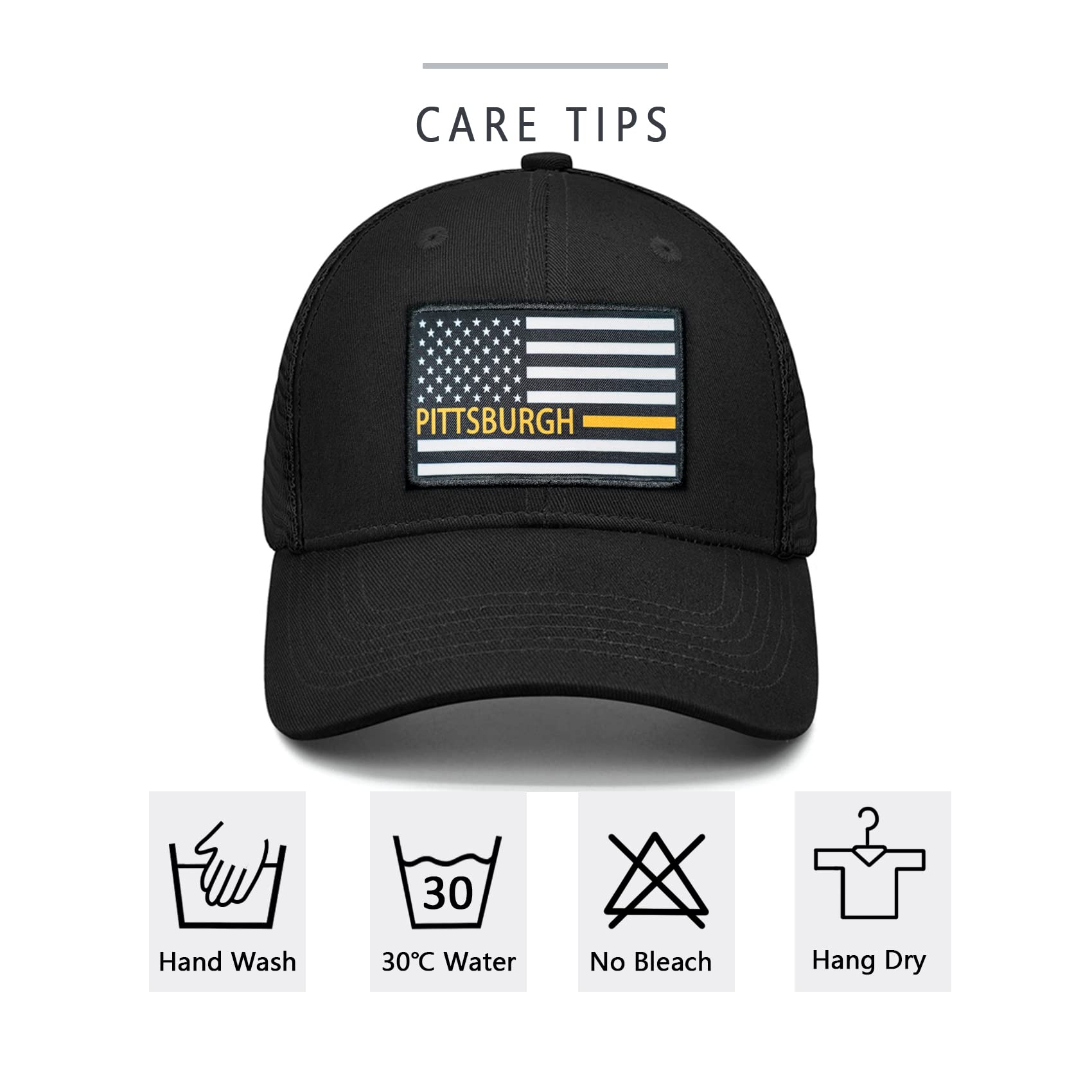 Usyobrt State City Hat Trucker Hat Embroidered Hat - Snapback Adjustable Baseball Cap Men Women