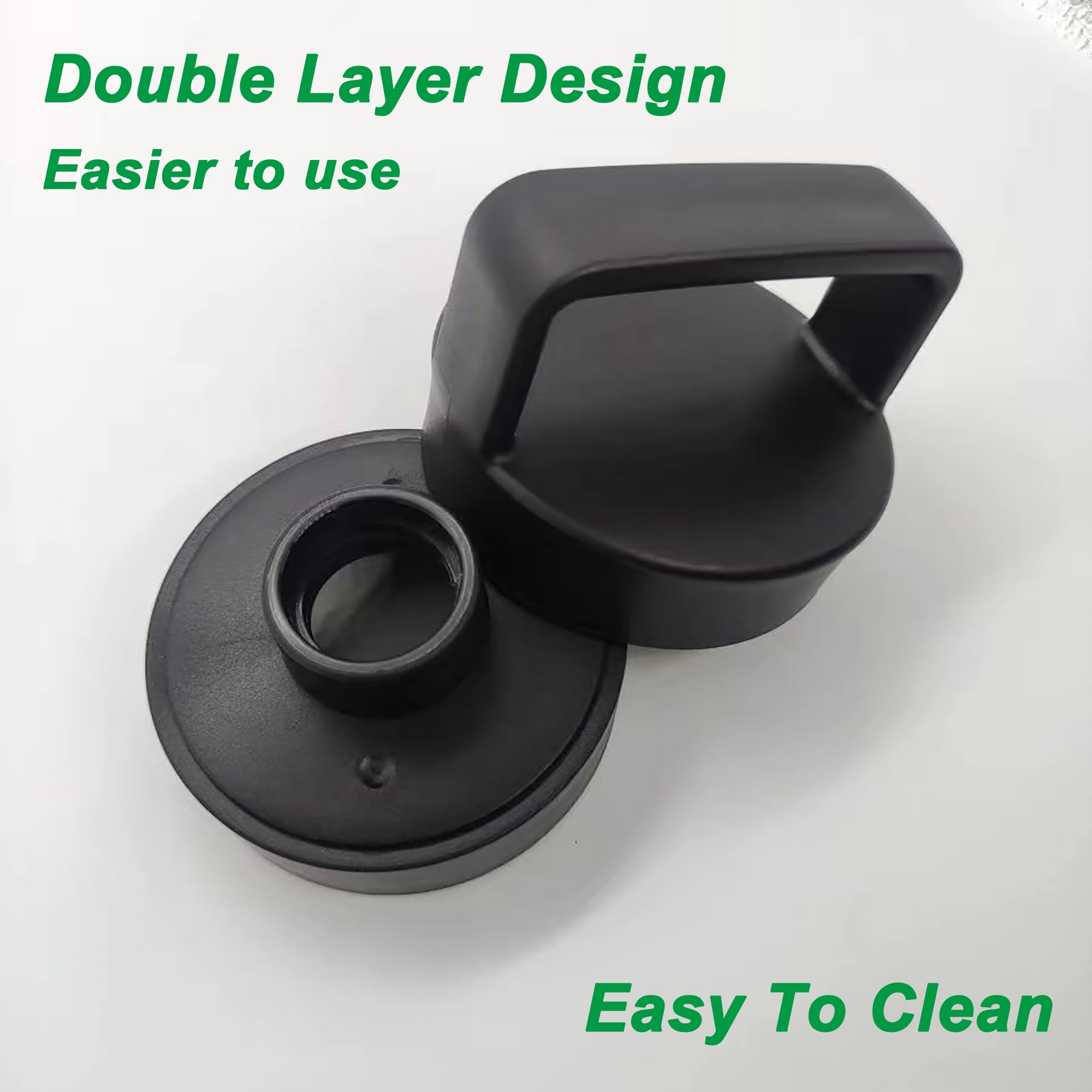 Replacement Lid Cap Compatible for Hydro Flask 12 16 18 20 32 40 64 oz Wide Mouth Water Bottle, Lid for Simple Modern, Takeya, Iron Flask and Other Brands Sports Water Bottle