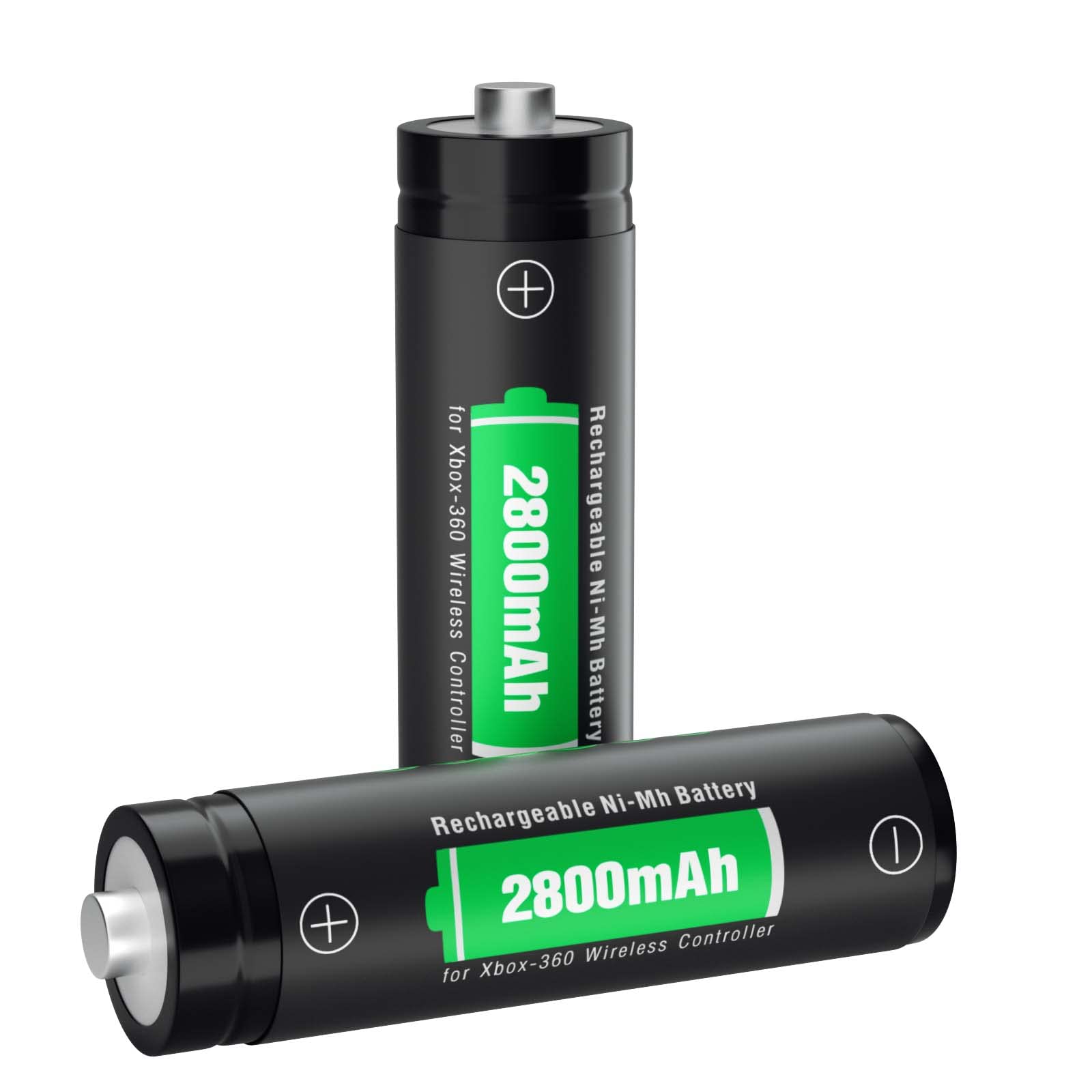 Uwayor Rechargeable Battery Kit for Xbox 360 Wireless Controller with USB Dual Charging Station