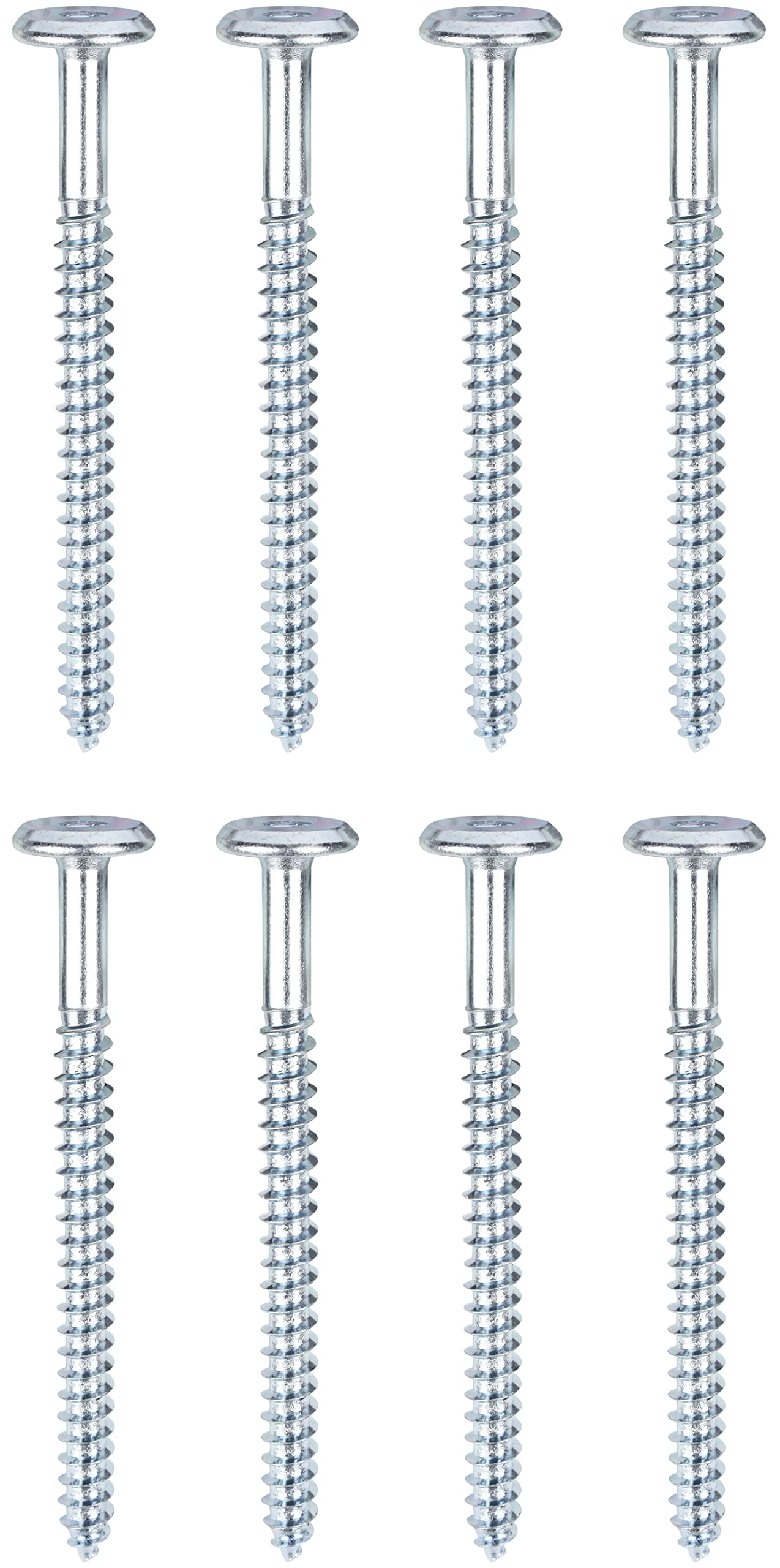 Spare Hardware Parts Table, Bed Frame Stand Long Wood Screw (Replacement for IKEA Part #128745) (Pack of 8)