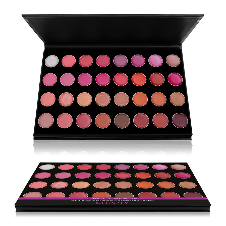 SHANY The Masterpiece 32 Color Lipstick Lip Gloss Sheer Lip Palette - THAT FIRST KISS