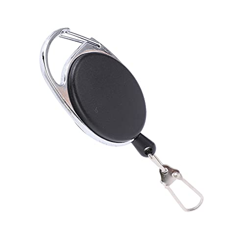 Yeuipea Fly Fishing Tool Retractor,Fly Fishing Retractor with 360 Degree Rotation Buckle Retractable Anglers Combo Tool Holder