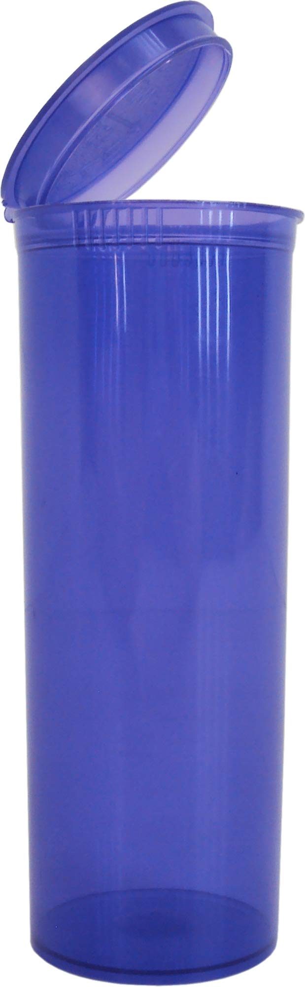 Transparent Purple Pop Top Bottles - 60 Dram - 7.5 Fl. Oz. - #PT60TP - Set of 10