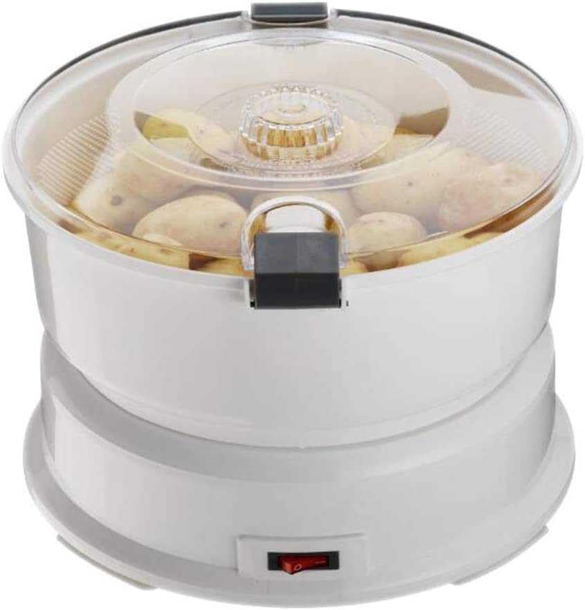 Potato Peeling Machine,Fully Automatic Salad Rotator,Electric Potato Peeler,One-Button Drive Potato Peeler,Salad Rotating Machine,Peeling Tool for Kitchen,Home and Commercial