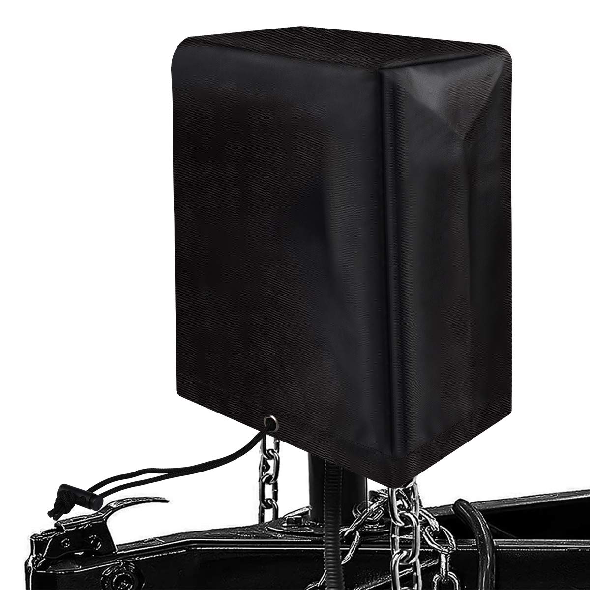 RV Electric Jacks Protective Cover, Hurricom Universal 600D Polyester Electric Tongue Jack Cover Trailer RV Electric Tongue Jack Protective Cover (Large Size 14″H x 5″W x 10″D)