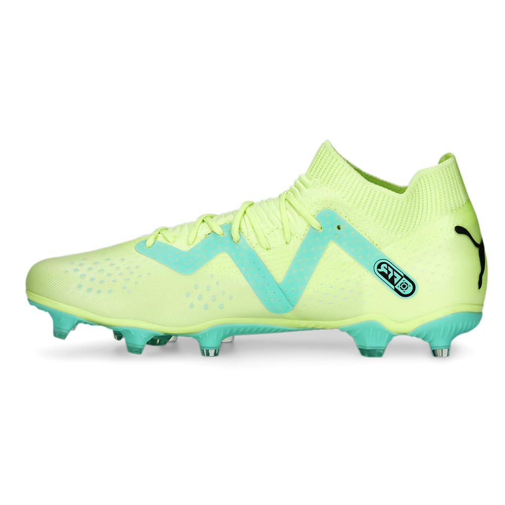PUMA Womens Future Match Firm Ground/Ag Soccer Cleats Cleated, Firm Ground, Turf - Yellow - Size 8 M