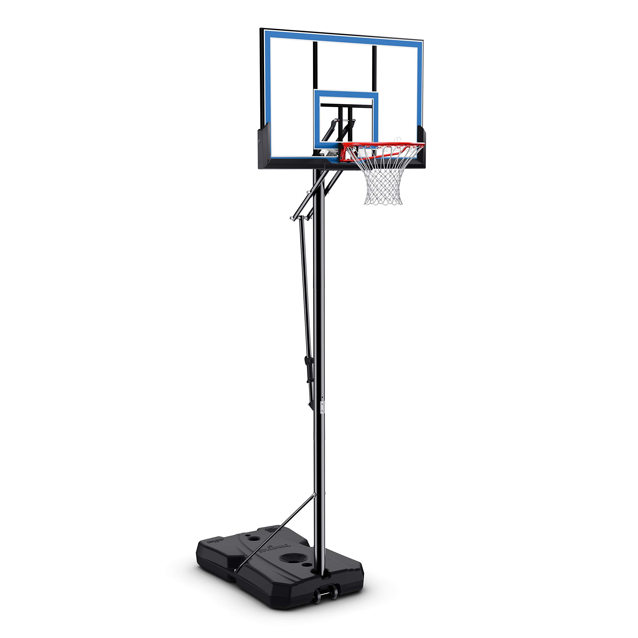 Spalding 48" Shatter-Proof Polycarbonate Pro Glide™ Portable Basketball Hoop