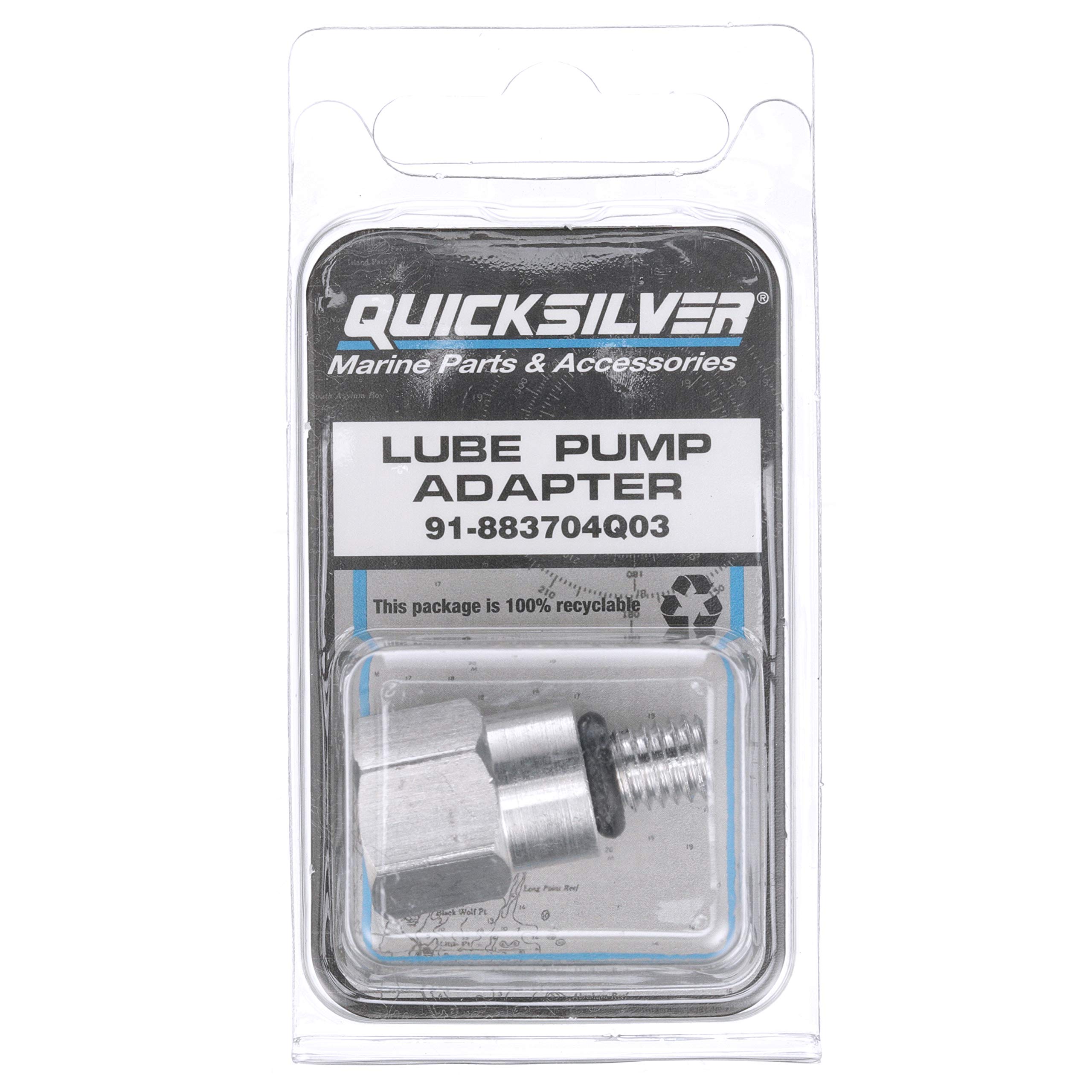 Quicksilver 883704Q03 Gear Lube Pump Metric Adapter