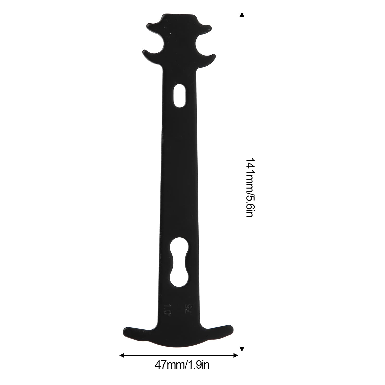 Vakitar Bike Stainless Steel Chain Measuring Ruler Road Bike Chain Wear Measuring Tool