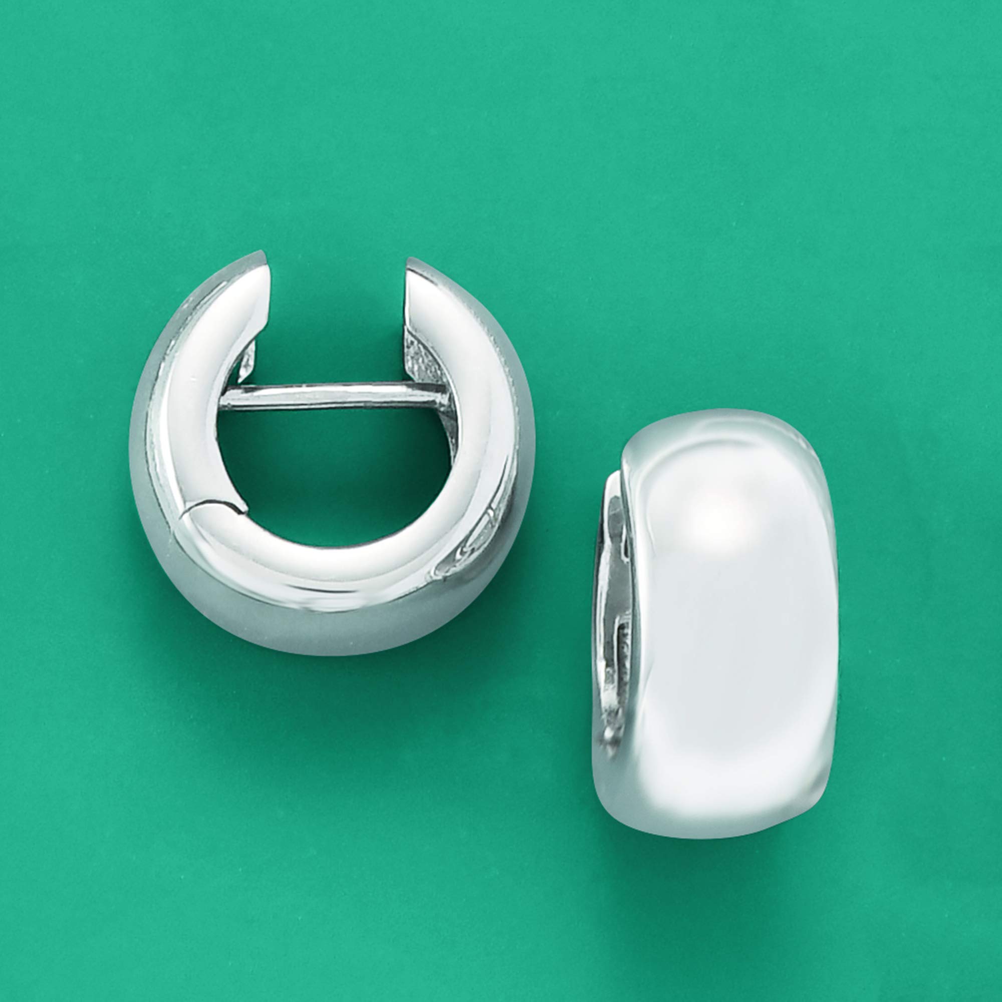 Ross-Simons Italian Sterling Silver Huggie Hoop Earrings