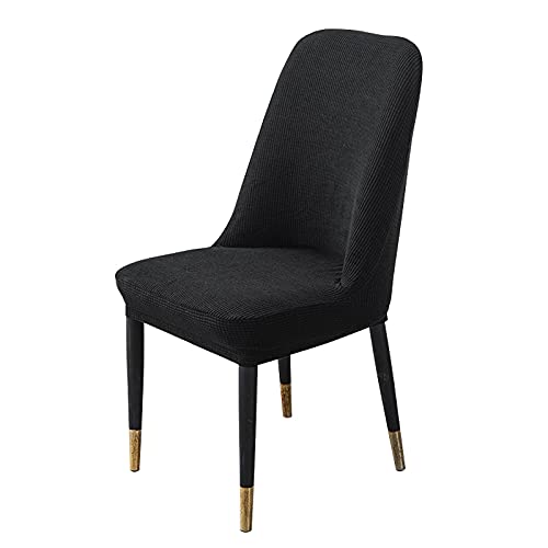 XGANGM Velvet Dining Chairs Slipcovers Without Arms Curved Back Dining Room Set of 4/6/2/1 Modern Nordic Accent Kitchen Dining Chairs Protectors Covers for Party Home,M,4PCS