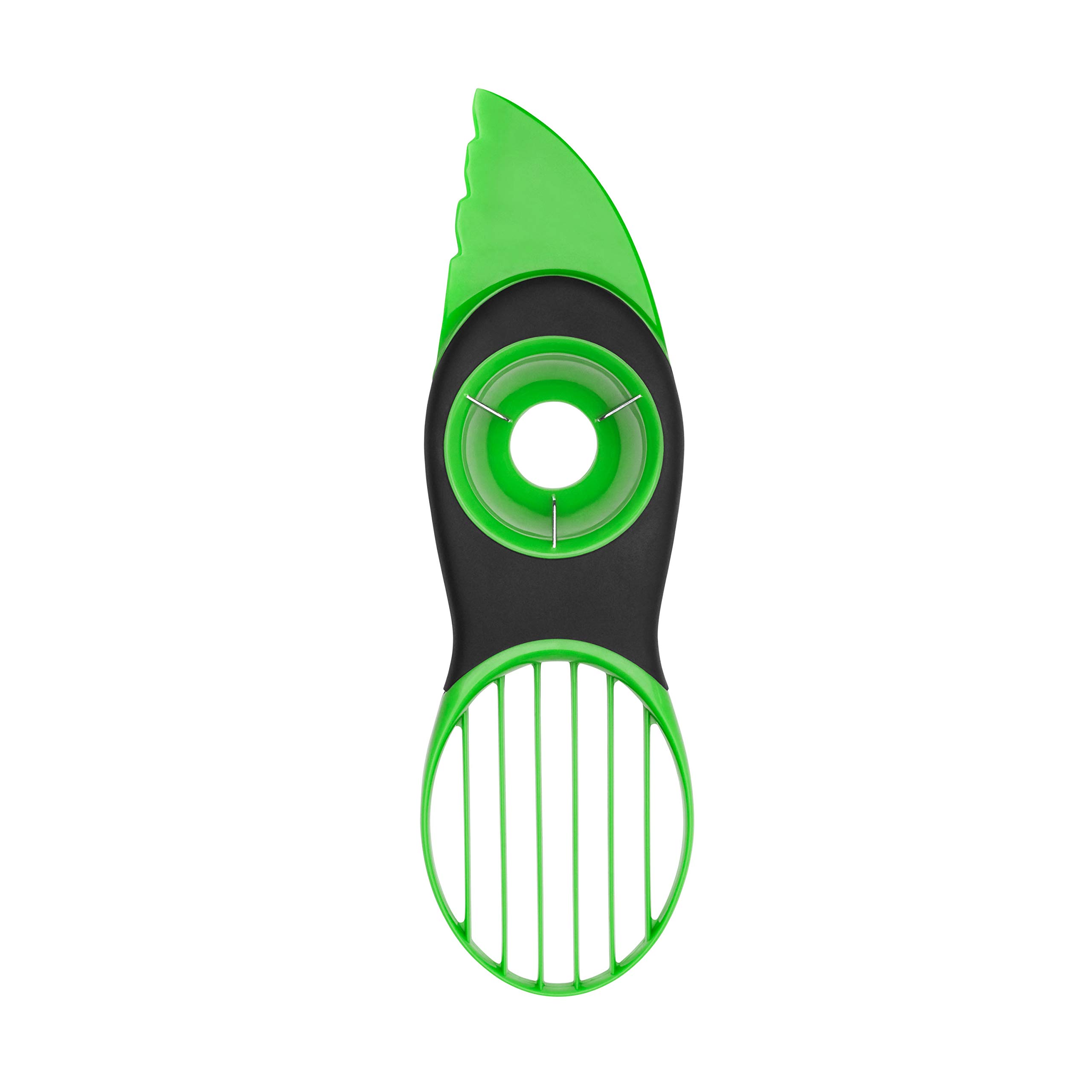OXO Good Grips Soft- Handled Garlic Press & Good Grips 3-in-1 Avocado Slicer - Green