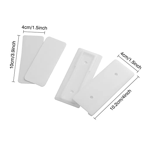 XIAOL Power Strip Holder, 5 Pack Self Adhesive Power Strip Mount, Surge Protector Mount Punch Free Cable Management System for WiFi Router Tissue Box