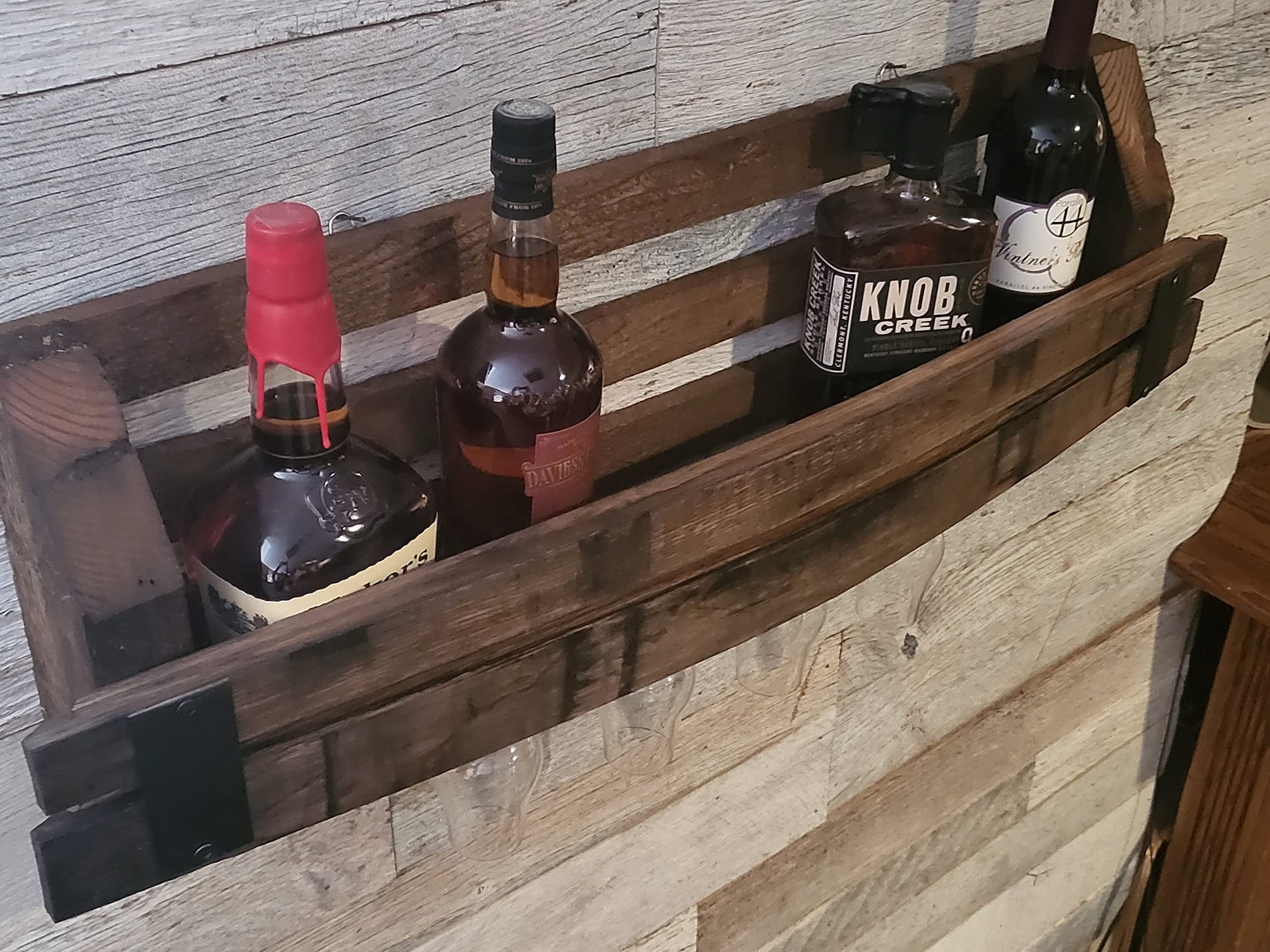 Whiskey Stave Shelf