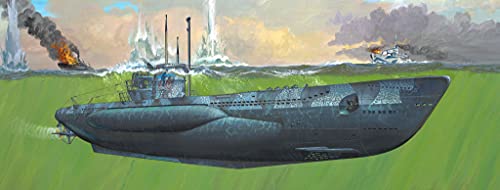 Revell Germany Level 1/72 Germany Naval Submarine Type VIIC / 41 (Premium Edition) Model 05163, RV05163