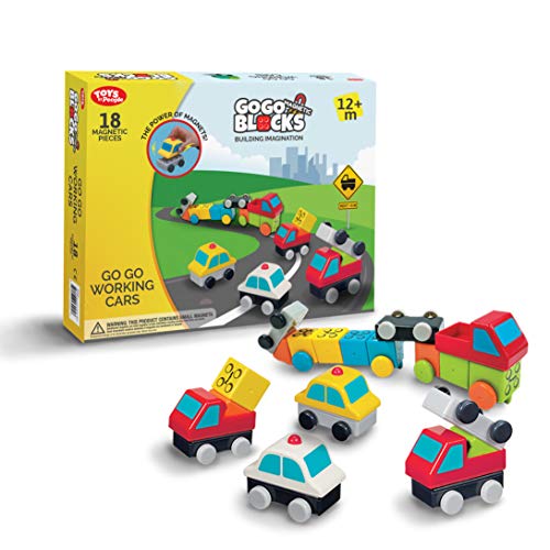 People Blocks Go Go Working Cars- 18 pc Set