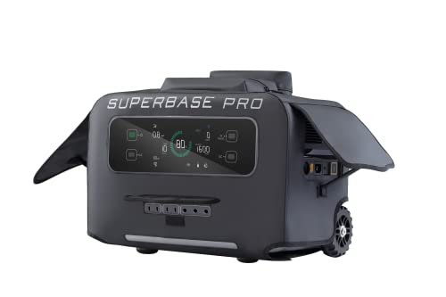 Zendure 2096Wh Portable Power Station with Dustproof Bag,SuperBase Pro 2000 Outdoor Generator, 6 x 2000W AC Outlets 14 Ports Battery Backup for Outdoors, Home Use, Camping, Emergency