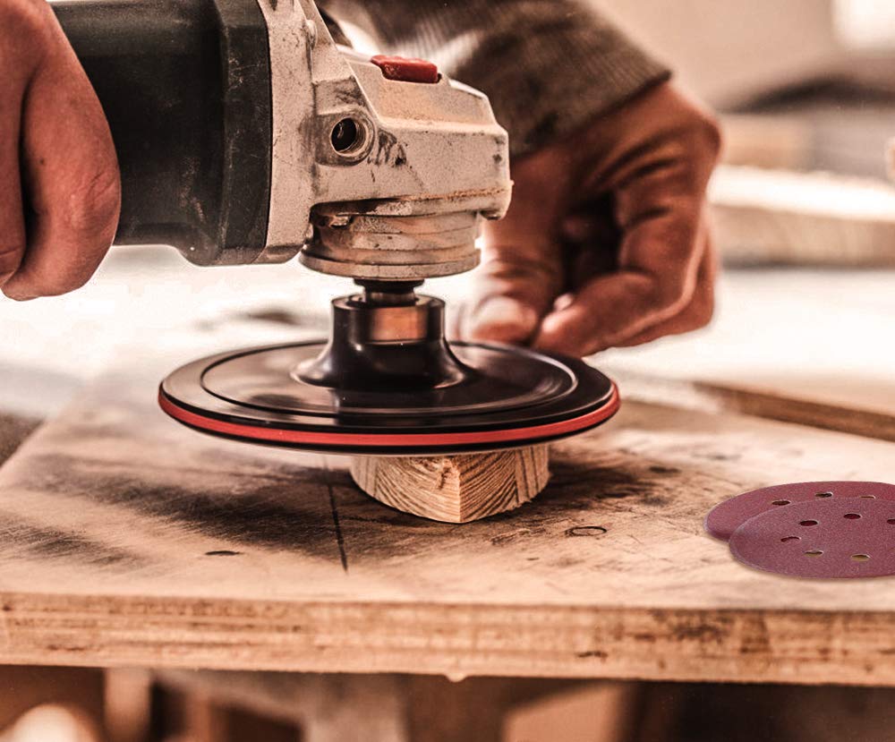 Sanding Discs, VERONES 180 PACK 5 inch 8 Holes Hook and Loop Adhesive Sanding Discs Sandpaper 10 grades Include 60 80 100 120 150 180 240 320 400 600 Grits for Random Orbital Sander