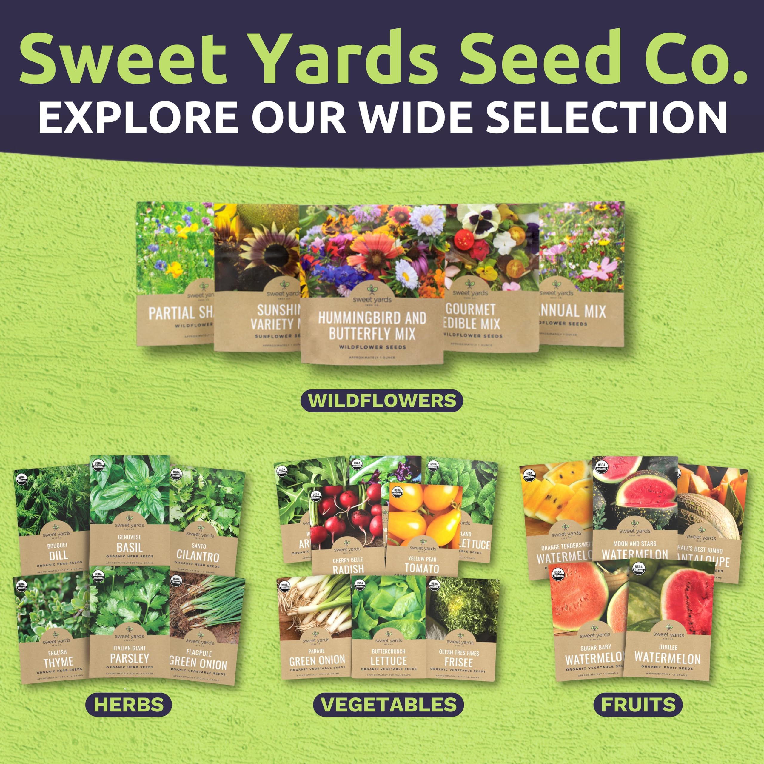 Organic English Thyme Seeds β Seed Packet of Over 8000 Open Pollinated Non-GMO Seeds β Sweet Yards Seed Co.