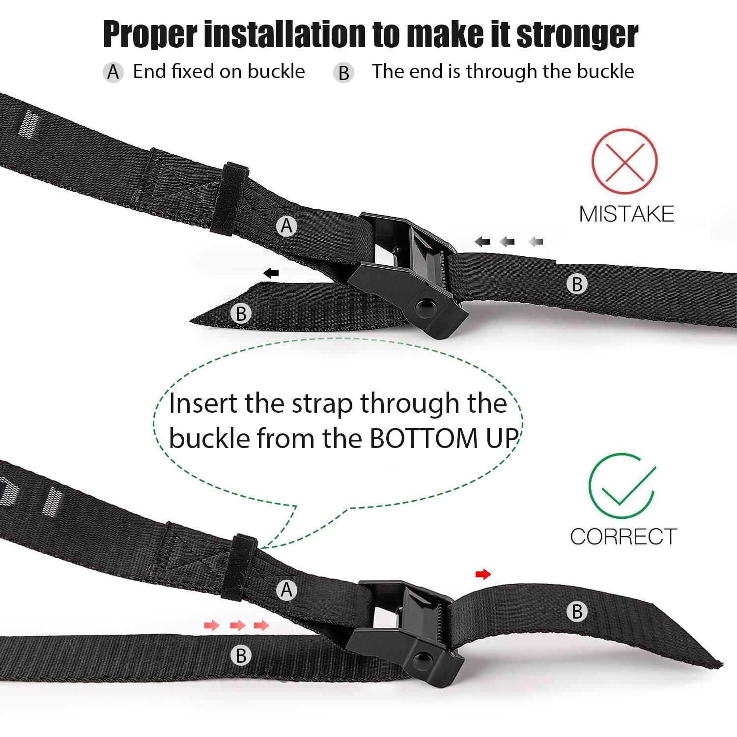 PACEARTH Gymnastic Ring Straps 15.74ft Adjustable with Scale Support 1763lbs Olympic Gym Rings Straps for Home Gym Training Workout Fitness Conditioning Pull Ups and Dips Exercises Equipment - Pair
