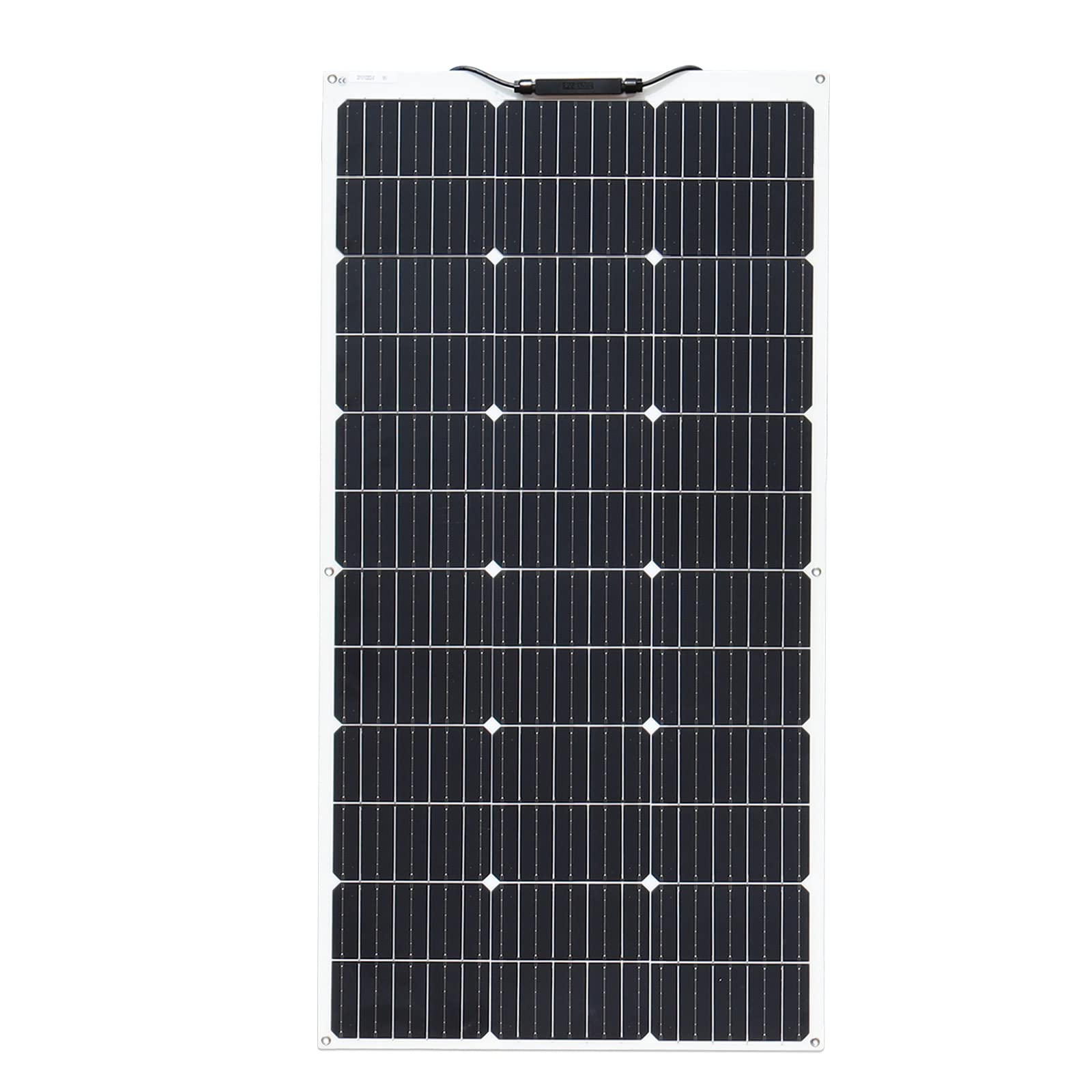 XINPUGUANG Flexible Solar Panel 100Watt 12Volt Monocrystalline Semi-Flexible for RV Boat Cabin Car Surfaces (1PCS 100W)