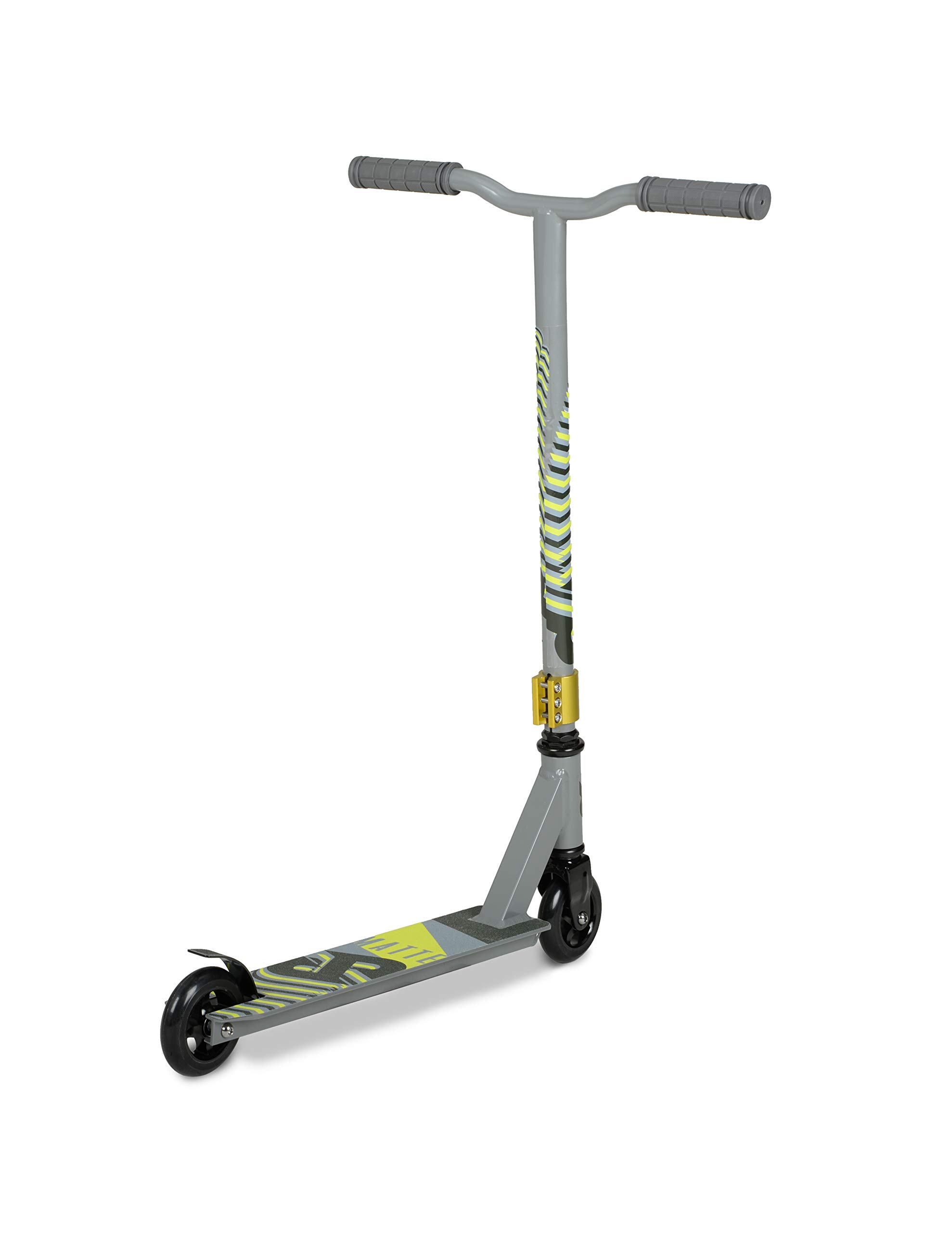 Riprail Matte Stunt Scooter Finished in Ghost Silver with Alloy Deck, Alloy Core Wheels and ABEC-9 Bearings
