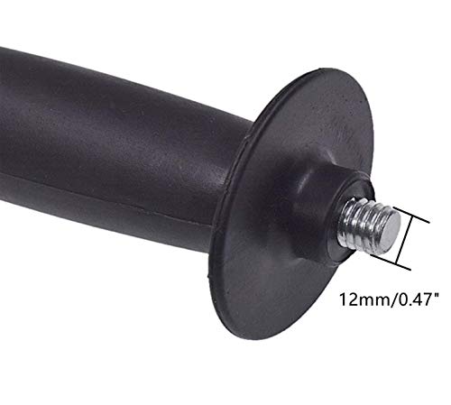 XMHF 12mm Dia Thread Plastic Angle Grinder Sander Handle Tool Black 2Pcs