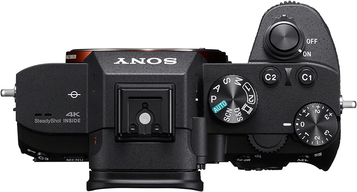 Sony a7 III Mirrorless Digital Camera Bundle with Water Resistant Gadget Bag, 64GB SDXC Memory Card, Peak Design Strap, Monopod + More | Sony Alpha 7 III
