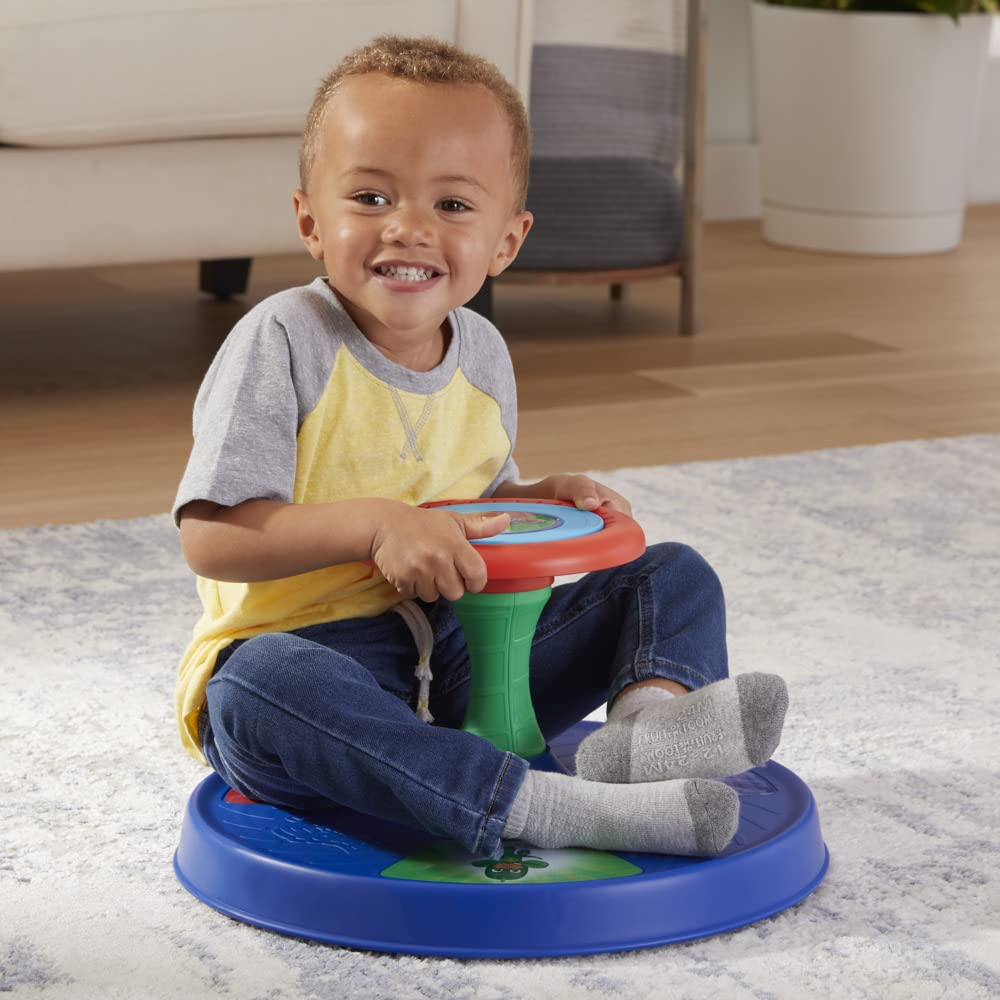 Playskool PJ Masks Sit 'n Spin Musical Classic Spinning Activity Toy for Toddlers Ages 18 Months and Up (Amazon Exclusive)