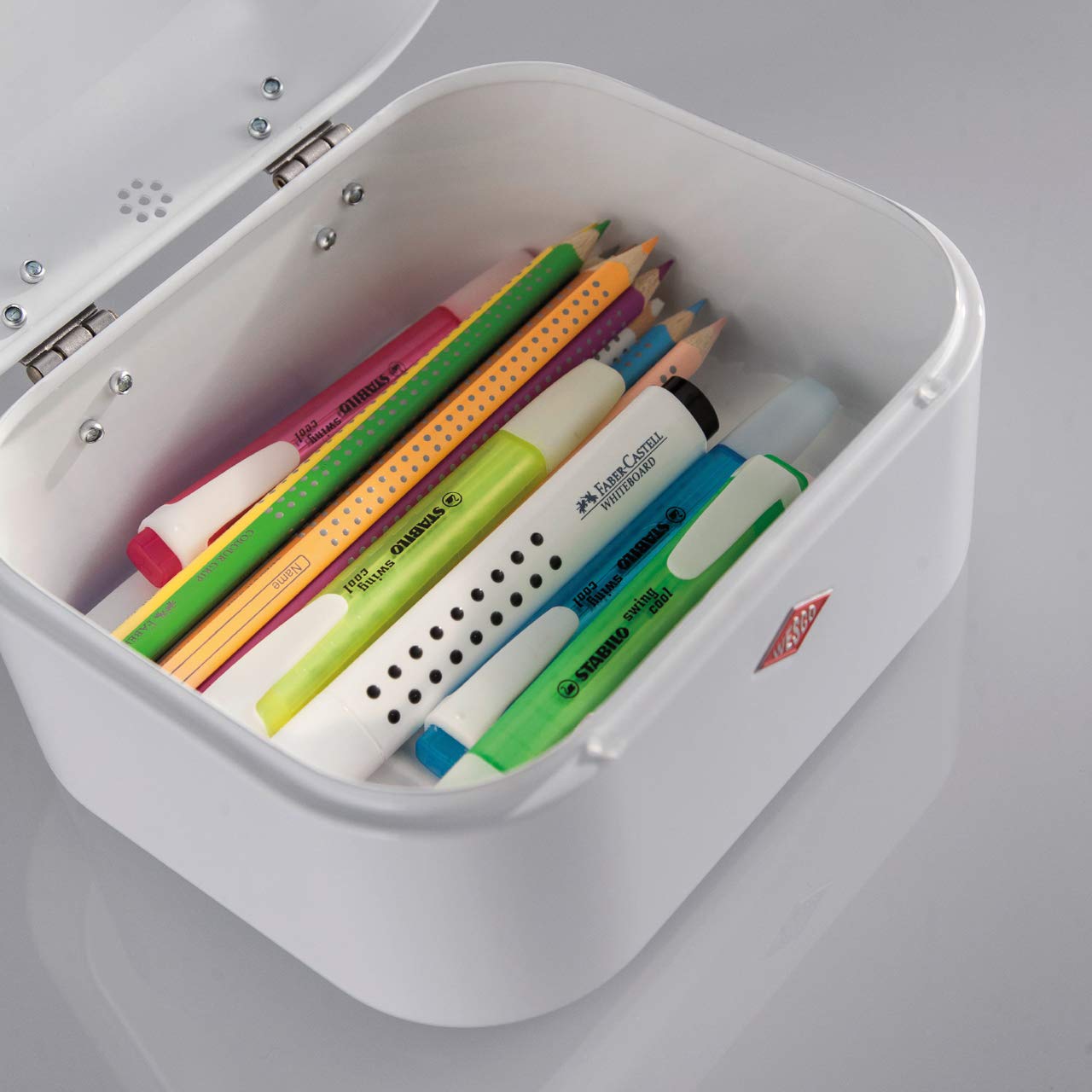 Wesco Mini Grandy Storage Box, One Size, Almond