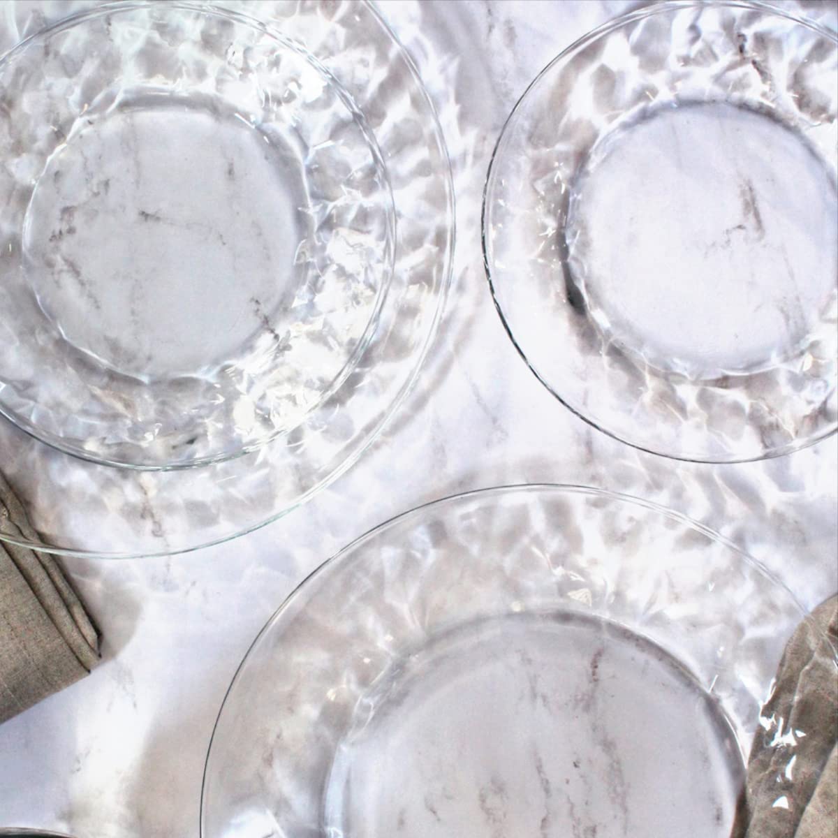 Rocher 12 Pcs. Clear Glass Dinnerware Set (0950-0)
