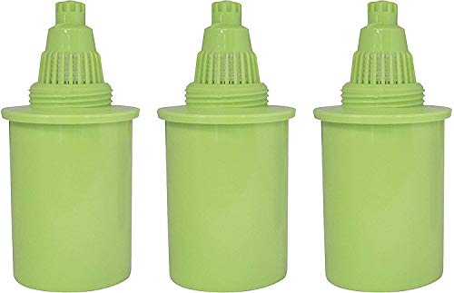 PURE GREEN Replacement Water Filters, for PURE GREEN Pitchers, 3-Pack
