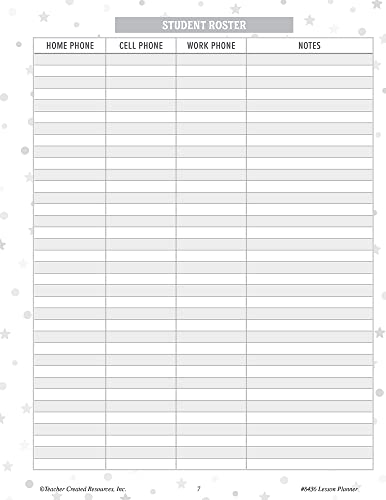 Teacher Created Resources Pastel Pop Lesson Planner 8.5 inches X 11 inches