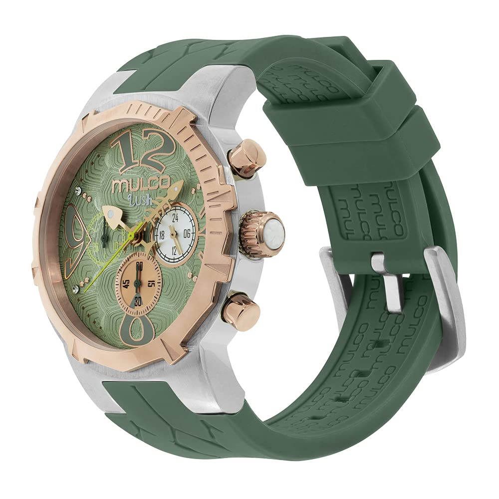 MULCO Lush Rio Watches for Women Quartz Analog Movement Tortoise Embossed - Texture Color Accent - Mineral Anti Scratching Coating and Water Resistant