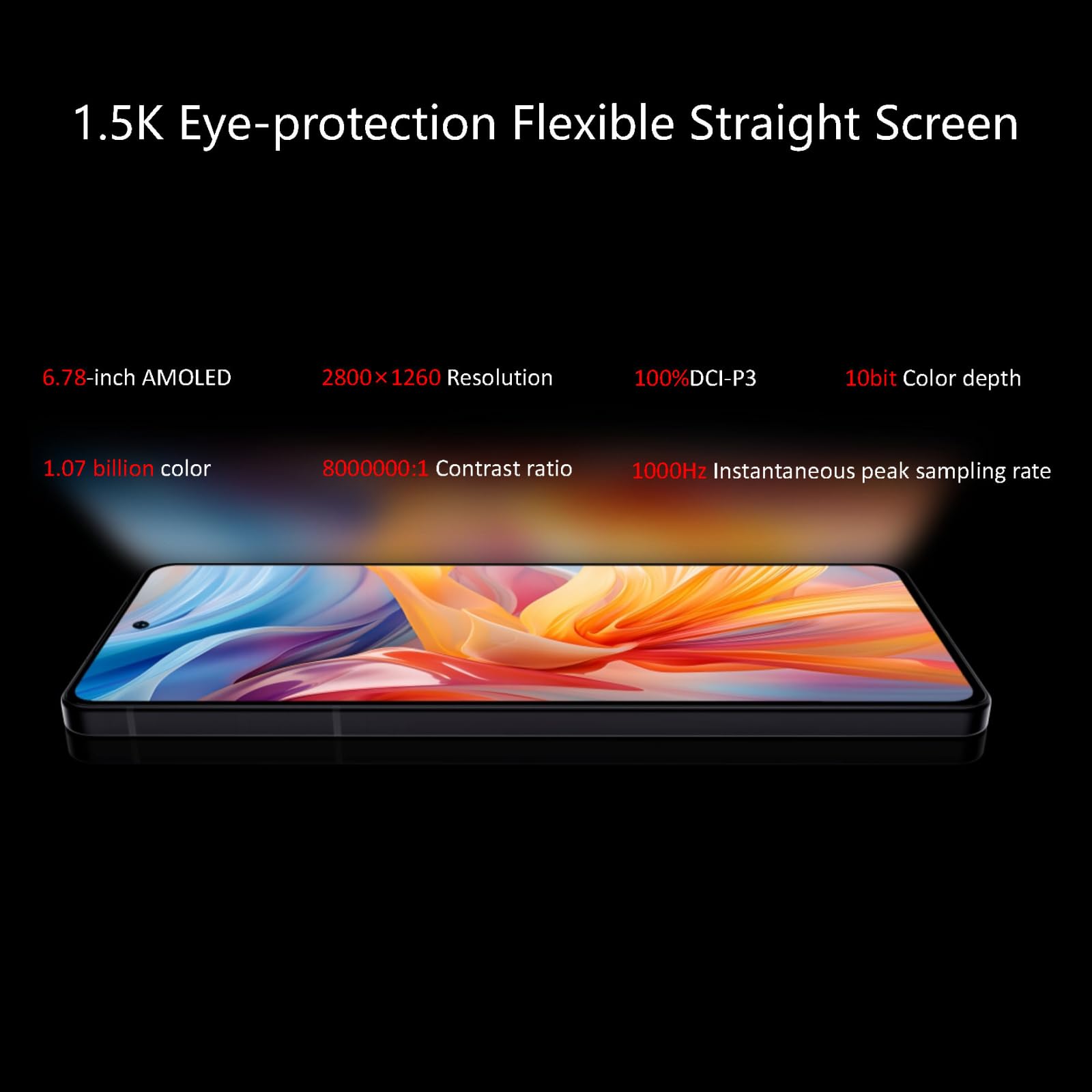nubia Z50S Pro Cellphone - 5G Unlocked Smartphone, Qualcomm Snapdragon 8 Gen 2 Processor, 120Hz 6.78" AMOLED Display, 80W Fast Charge Android 13 Phone with 5100mAh Battery, 12GB+256GB, Black