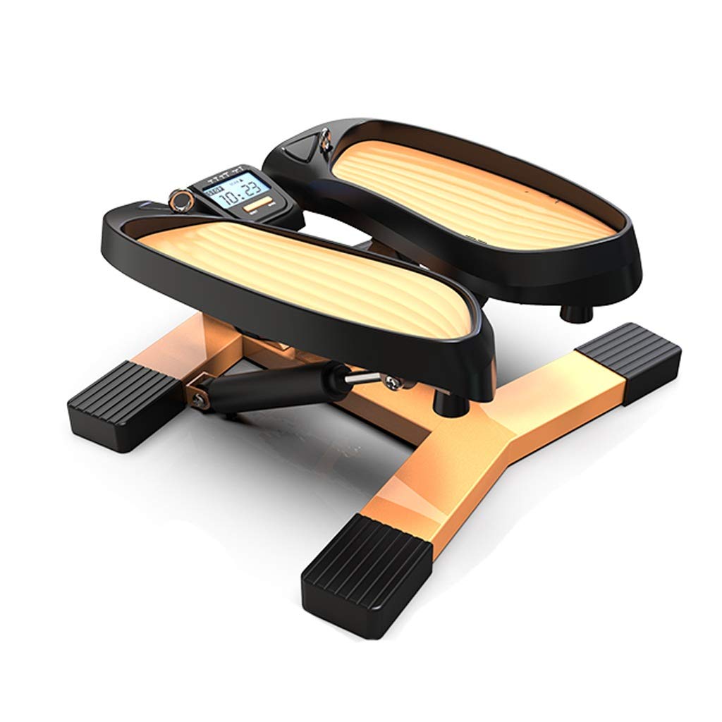 YFDM Fitness Stepper, Multi-Function Household Hydraulic Mini Pedal Indoor Sports Twist Steppers